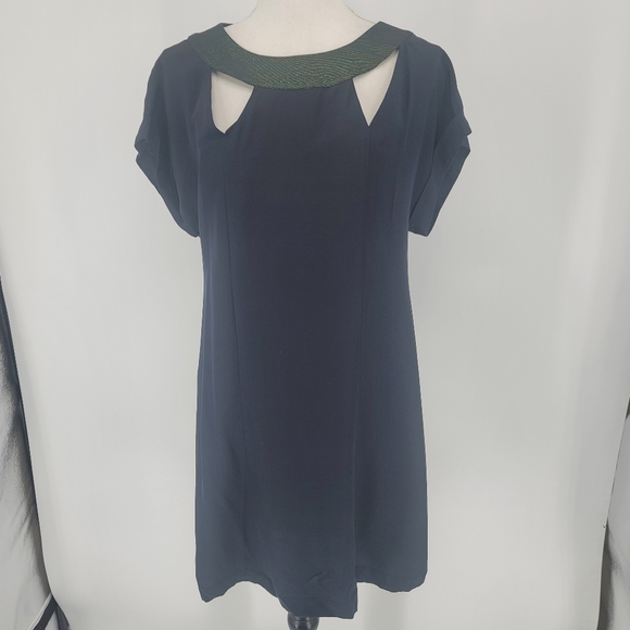 Postella | Dresses | Postella Silk Black Cutout Cocktail Dress Medium ...